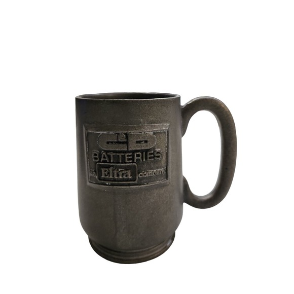 eltra c& d batteries | Accents | Vintage C D Batteries Eltra Pewter Mug ...